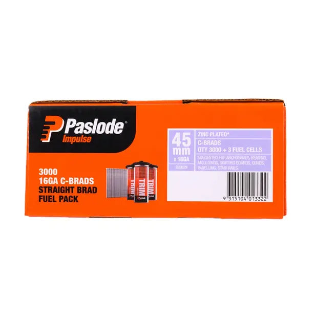 IMPULSE C45 BFP 3000 BRAD ELECTRO GALV (3000/BOX) – Macro Timber Supplies
