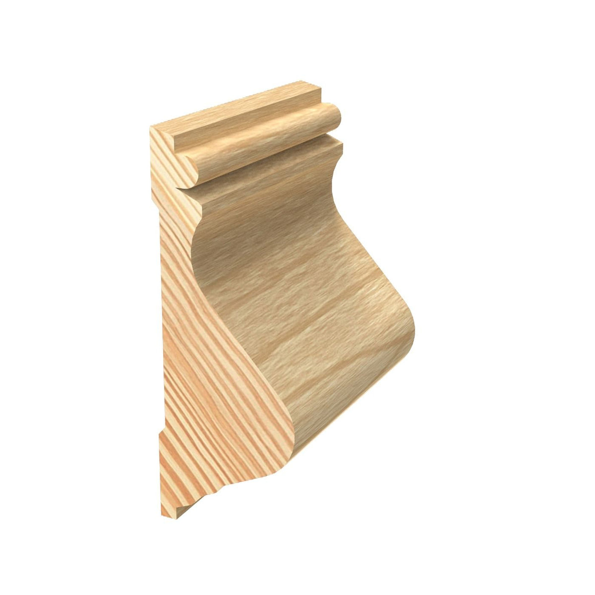 GEORGIAN CHAIR RAIL 65X25MM PINE CL – Macro Timber Supplies