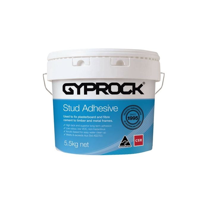 Gyprock Acrylic Stud Adhesive 5.5kg bucket – Macro Timber Supplies