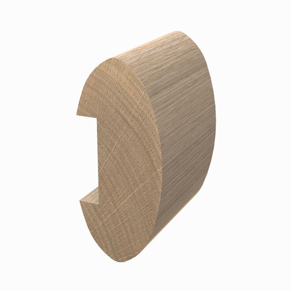 HANDRAIL SHAPE OVAL 70X31MM TASOAK – Macro Timber Supplies